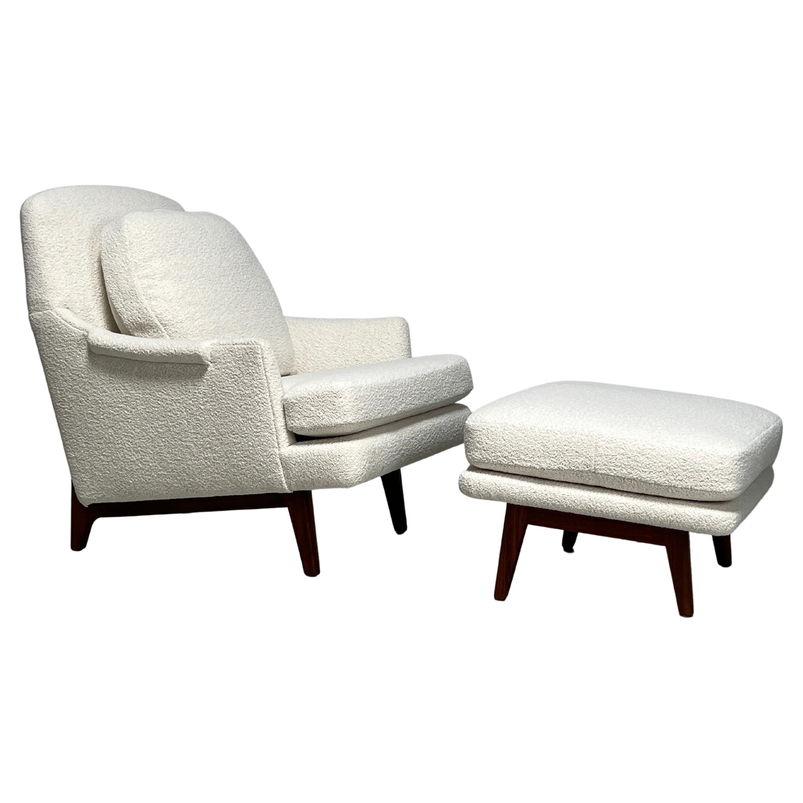Dunbar Lounge Chair and Ottoman For Sale at 1stDibs