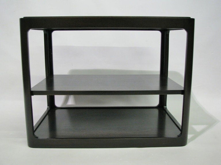 Dunbar Midcentury Rectangular Tri Level End Table For Sale at 1stDibs