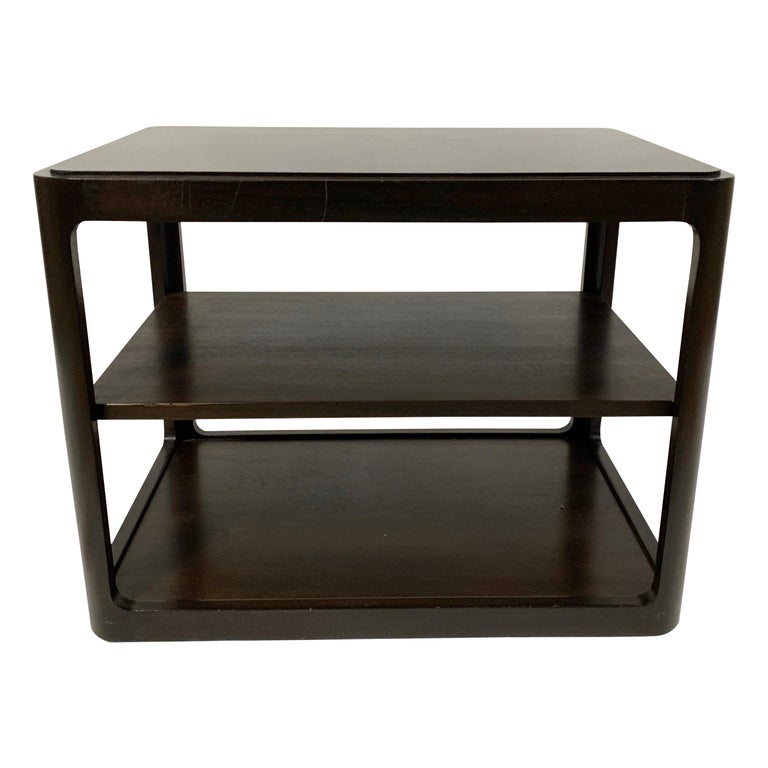 Dunbar Midcentury Rectangular Tri Level End Table at 1stDibs