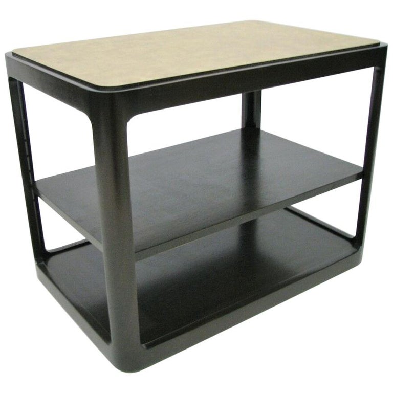 Dunbar Midcentury Rectangular Tri Level End Table For Sale at 1stDibs