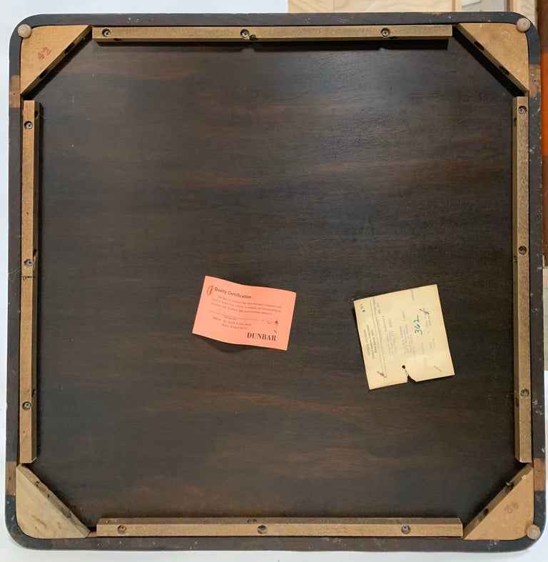 Dunbar Edward Wormley Midcentury Square End Table For Sale at 1stDibs