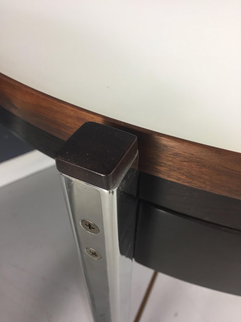 Dunbar Round Occasional Tables by Edward Wormley in Stainless Steel Mid ...