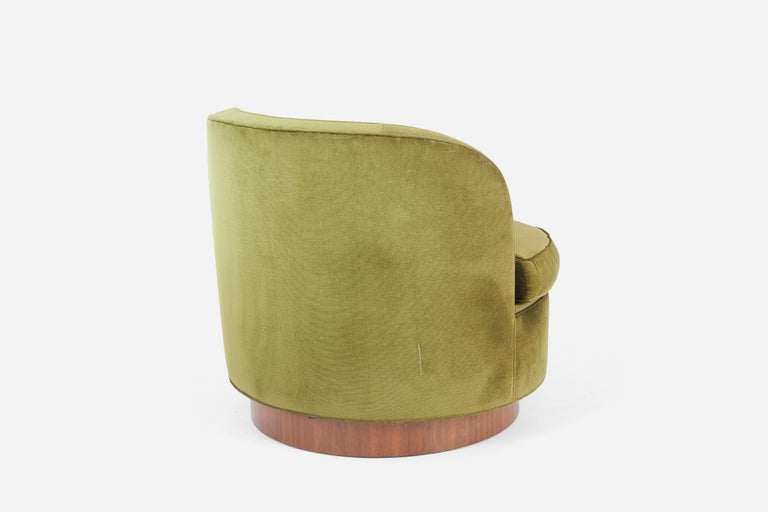 Dunbar Swivel Chair by Edward Wormley at 1stdibs