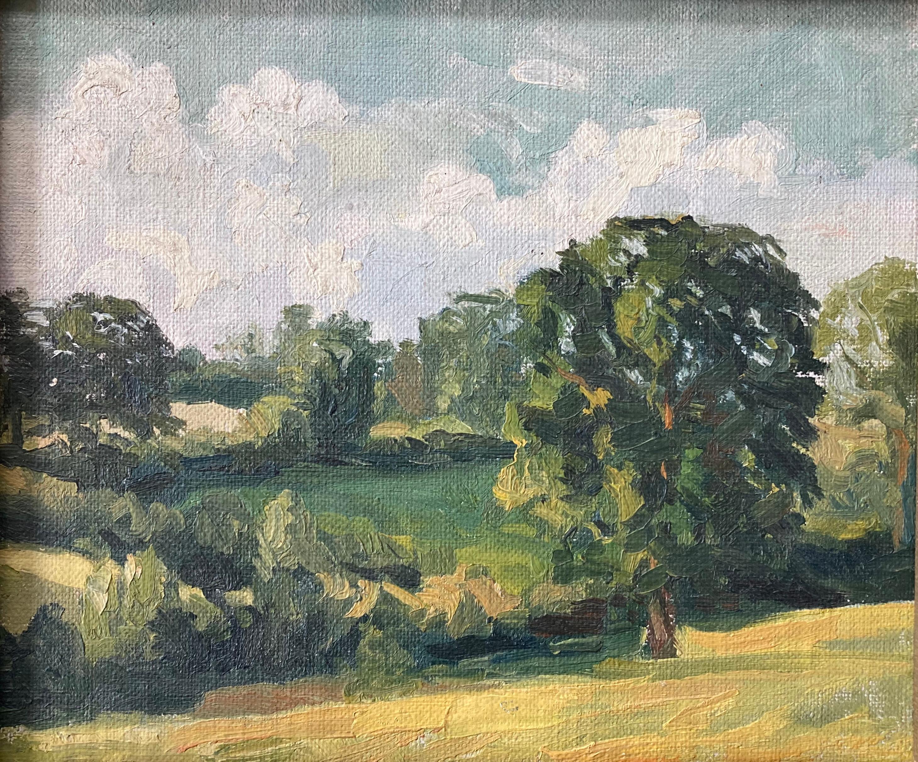 Circle of Duncan Grant, Bloomsbury Group Modern British landscape at ...