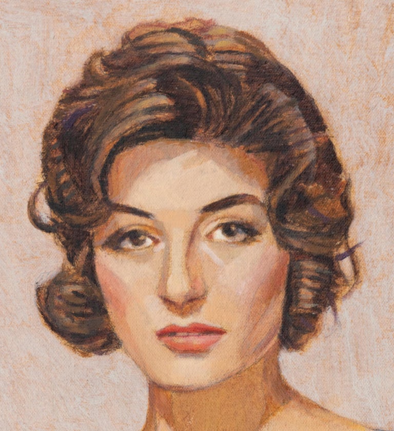 Duncan Hannah - Duncan Hannah, Anouk (Aimée), oil on canvas (figurative ...