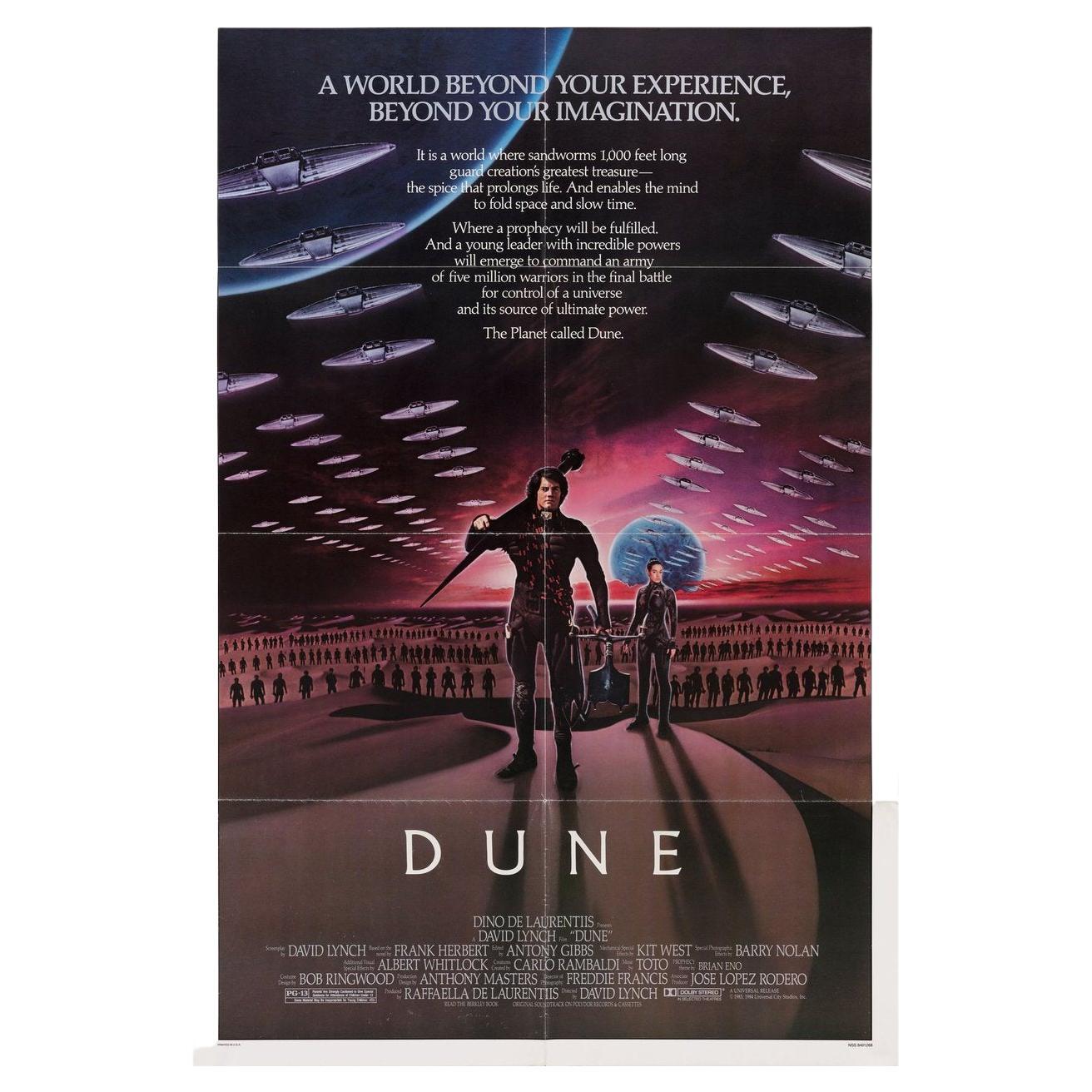 “Dune” 1984 Poster For Sale at 1stDibs | dune poster, dune movie poster ...