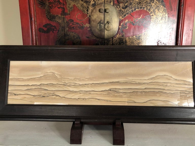 Chinese Natural Stone "Painting" Dunes Galore For Sale at 1stDibs