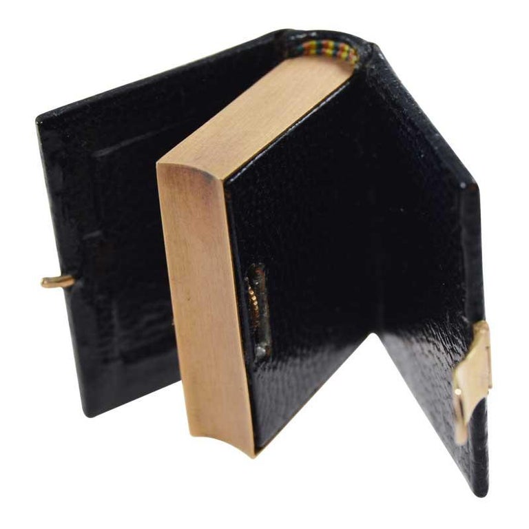 Dunhill 18kt Rose Gold Book Hand Made in France for Dunhill, circa 1930 ...