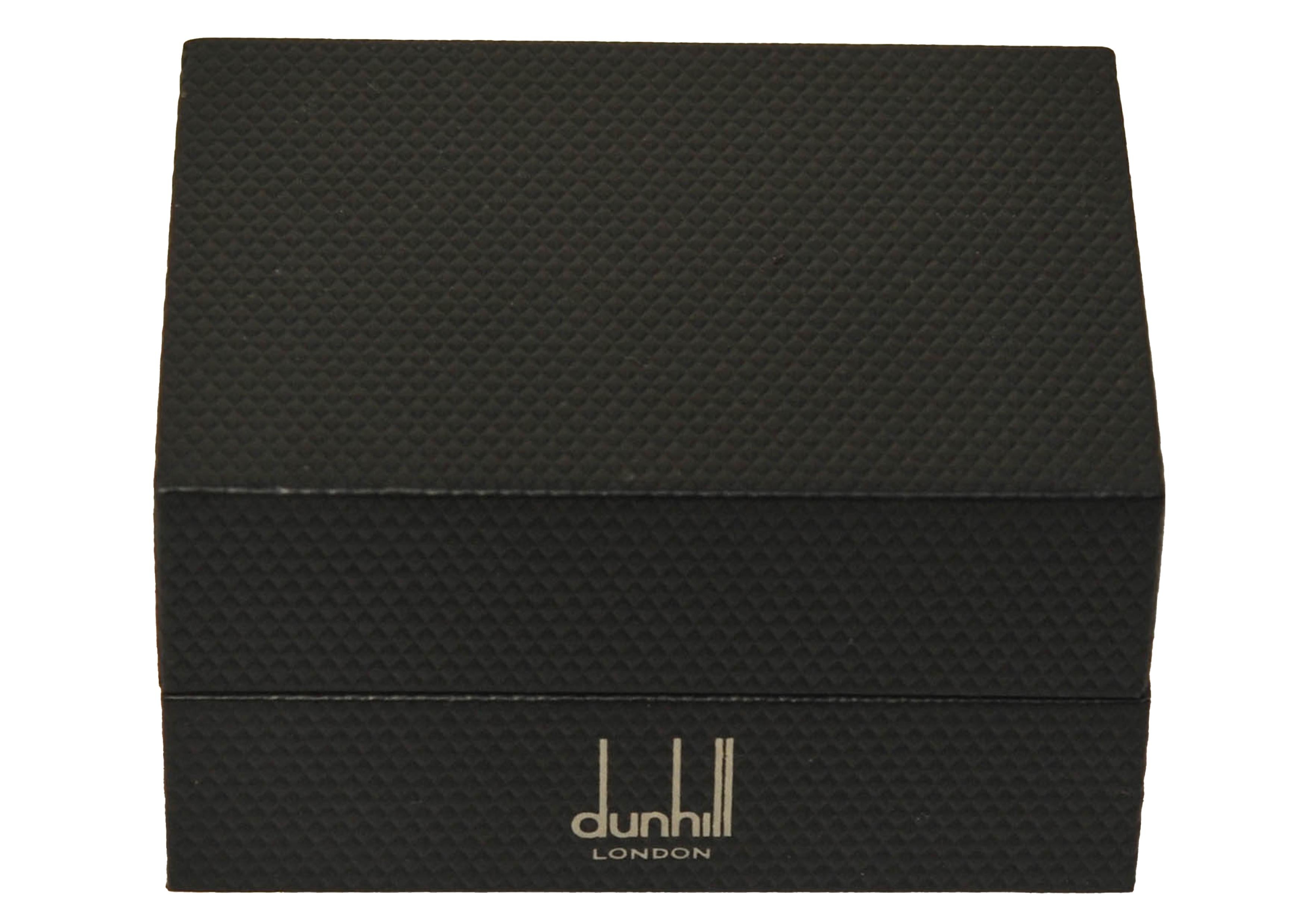 Dunhill of London Sterling Silver and Onyx Cufflinks in Original ...