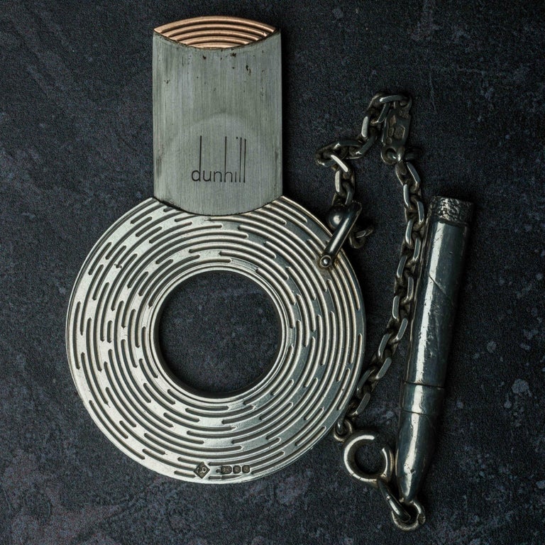 Dunhill Sterling Silver Pocket Cigar Cutter, Hallmarked, 1980 For Sale ...