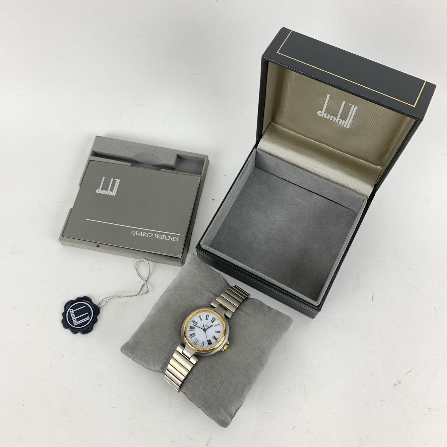 Dunhill Vintage Stainless Steel Millenium Unisex Wrist Watch For Sale ...