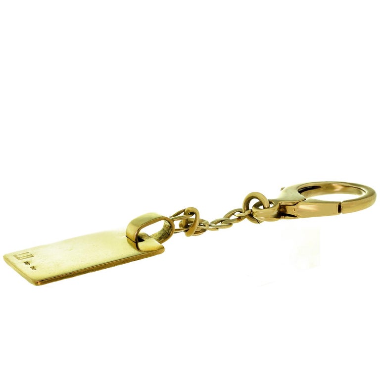 Dunhill Yellow Gold Keychain at 1stDibs
