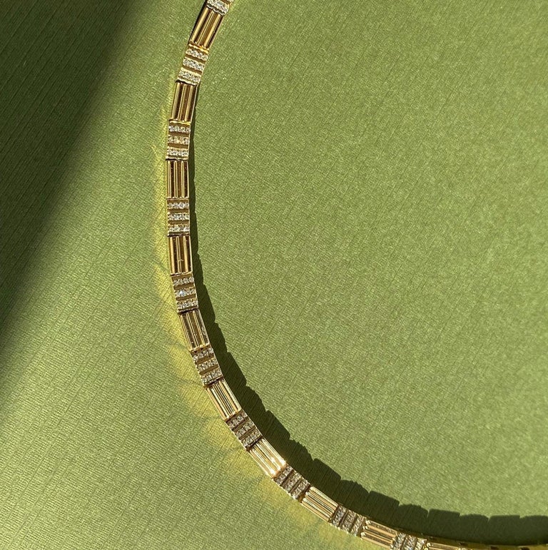 Duo Column Necklace For Sale at 1stDibs