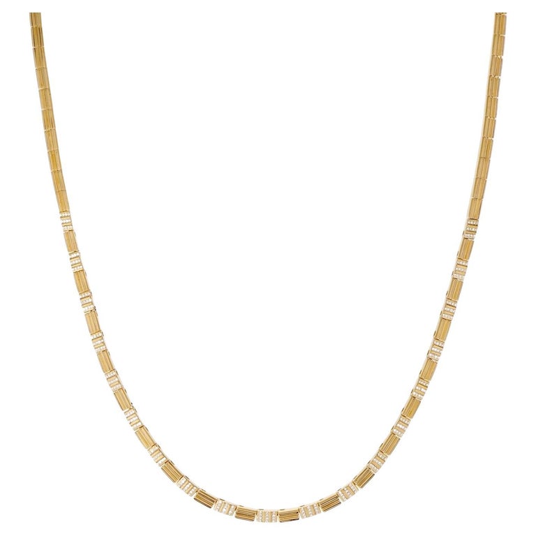 Duo Column Necklace For Sale at 1stDibs
