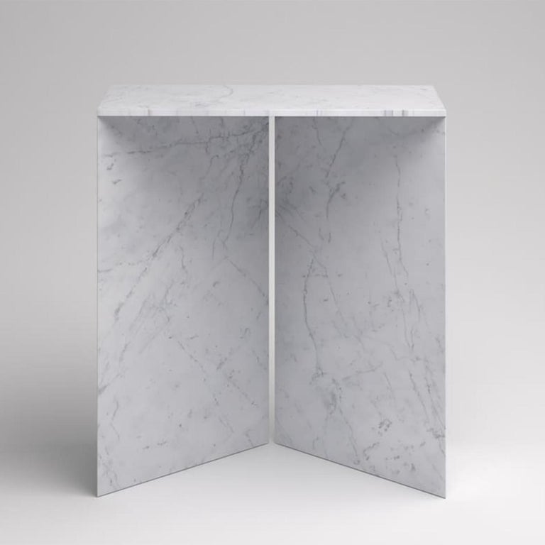 Duo Marble Console Table For Sale at 1stDibs