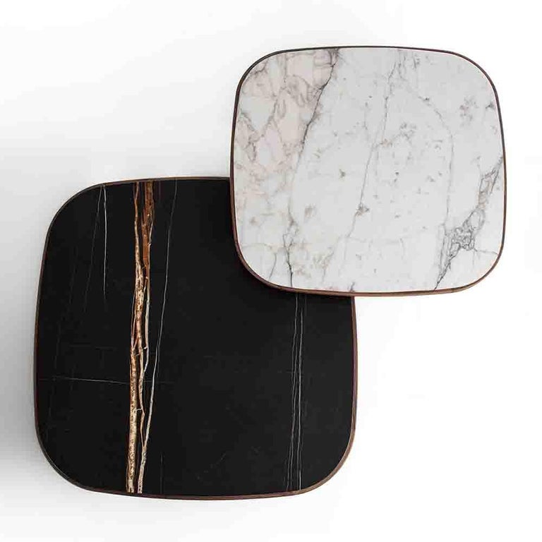 Duo Marble Set of 2 Coffee Table For Sale at 1stDibs