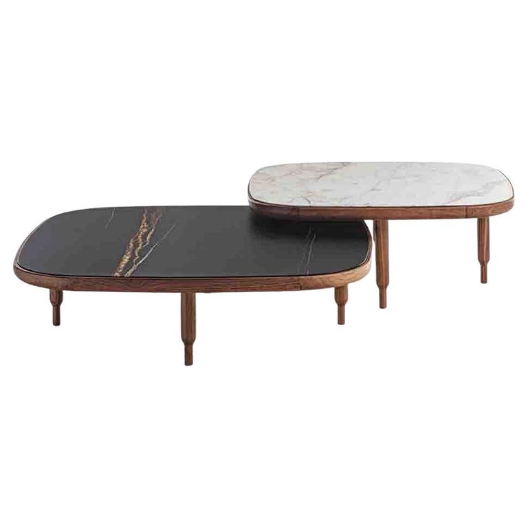 Duo Marble Set of 2 Coffee Table For Sale at 1stDibs