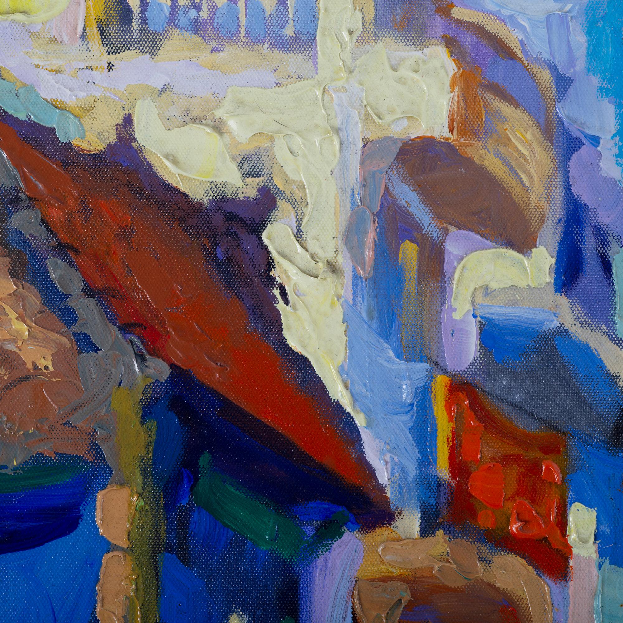 Duong Viet Nam - 'Ha Ba Trung Street' Impressionist Painting of a Tree ...