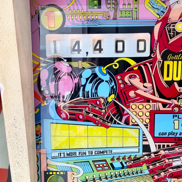 Duotron Pinball Arcade Game, 1974 USA For Sale at 1stDibs