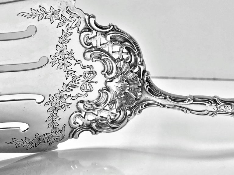 Durgin Gorham Fancy Regent Sterling Silver Asparagus Fork, circa 1910 ...