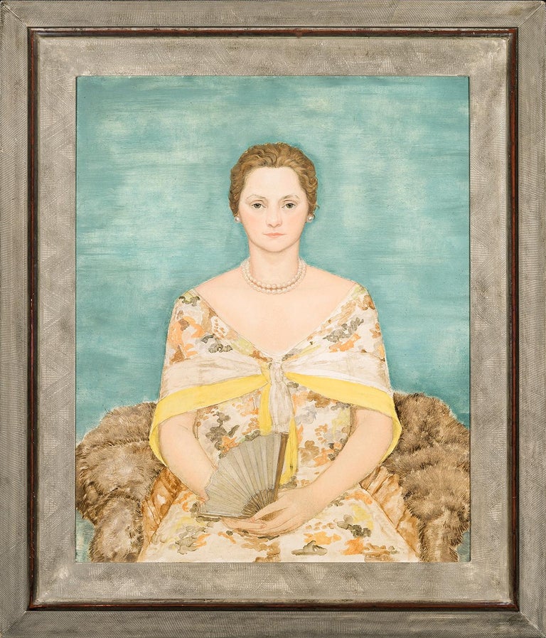 Durr Freedley - Portrait of a Man and Woman in a Flower Dress: A Pair ...