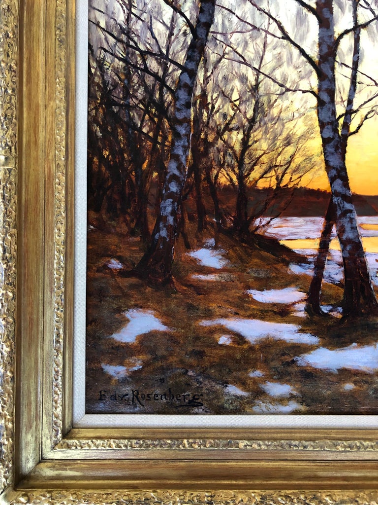 "Dusk on the Lake" by Edvard Rosenberg For Sale at 1stDibs