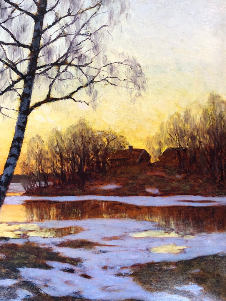 "Dusk on the Lake" by Edvard Rosenberg For Sale at 1stDibs