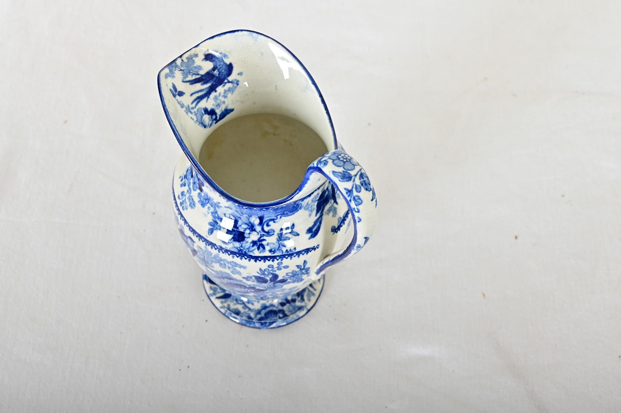 Dutch 19th Century Delft Pitcher For Sale at 1stDibs