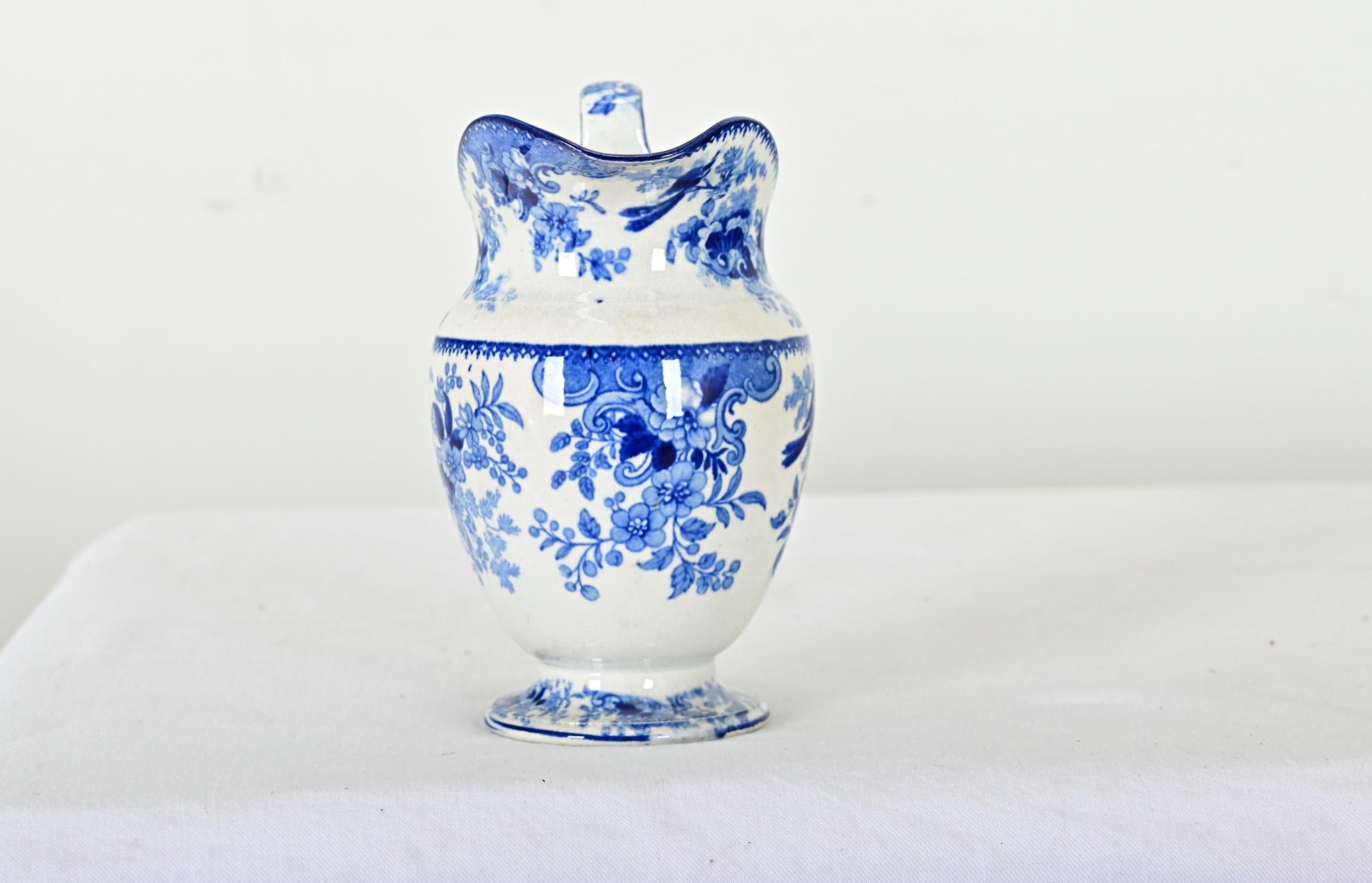 Dutch 19th Century Delft Pitcher For Sale at 1stDibs