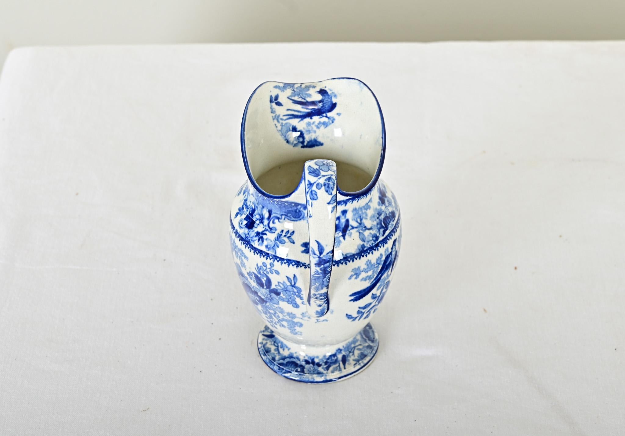 Dutch 19th Century Delft Pitcher For Sale at 1stDibs