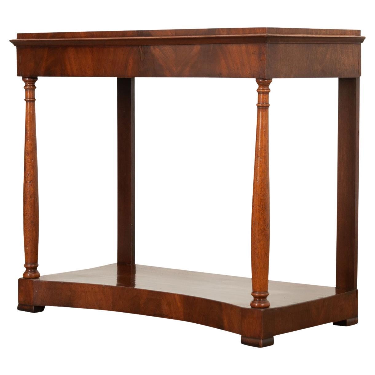 19th Century Baltic Mahogany Console For Sale at 1stDibs
