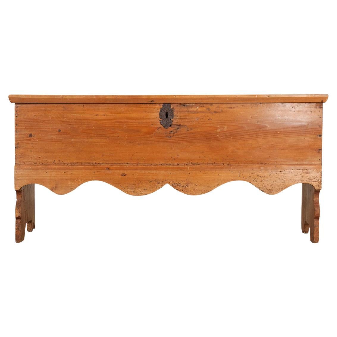 Spanish Leather-Wrapped Domed Coffer with Brass Accents from the 19th ...