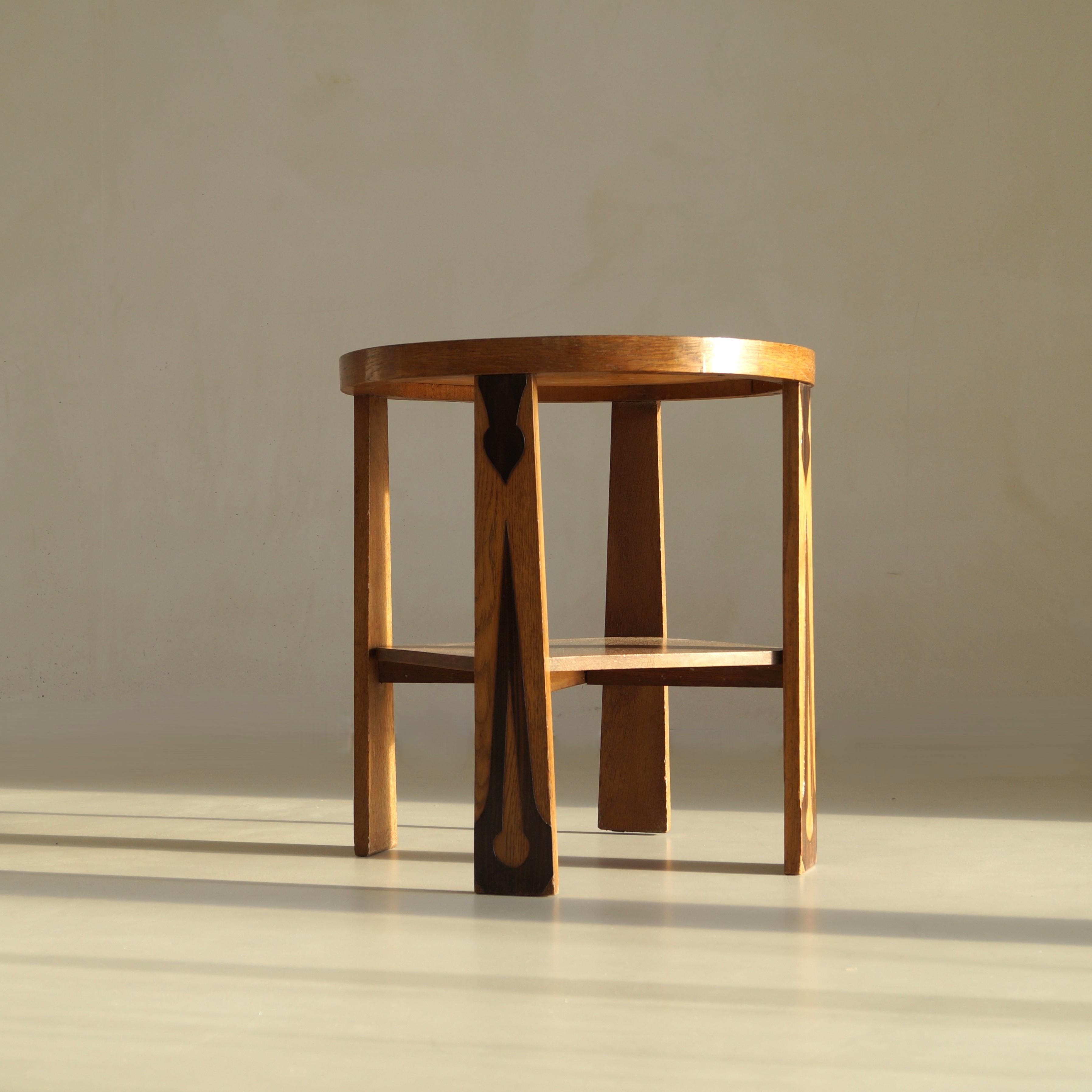 Dutch Art Deco Amsterdam School occasional table, 1920s at 1stDibs