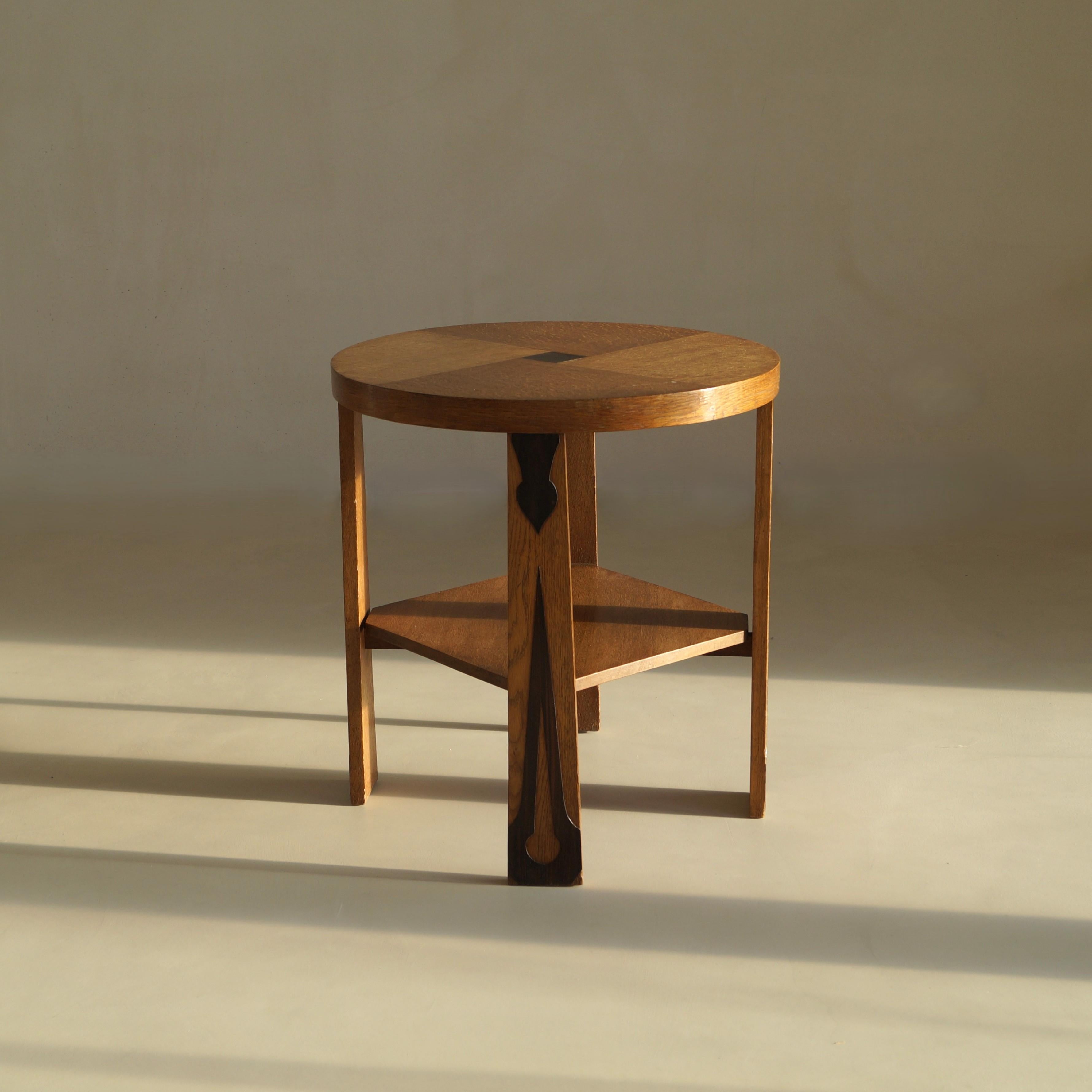 Dutch Art Deco Amsterdam School occasional table, 1920s at 1stDibs