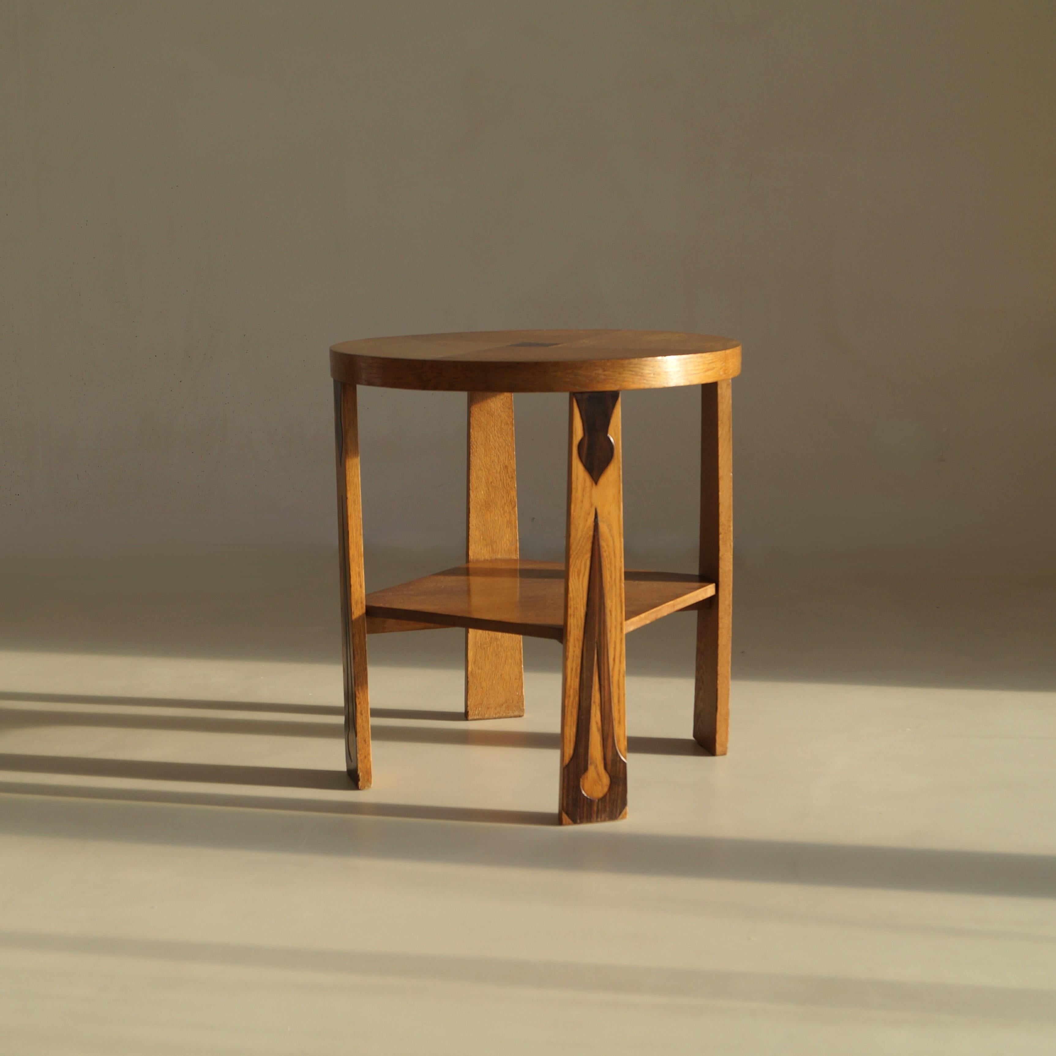 Dutch Art Deco Amsterdam School occasional table, 1920s at 1stDibs
