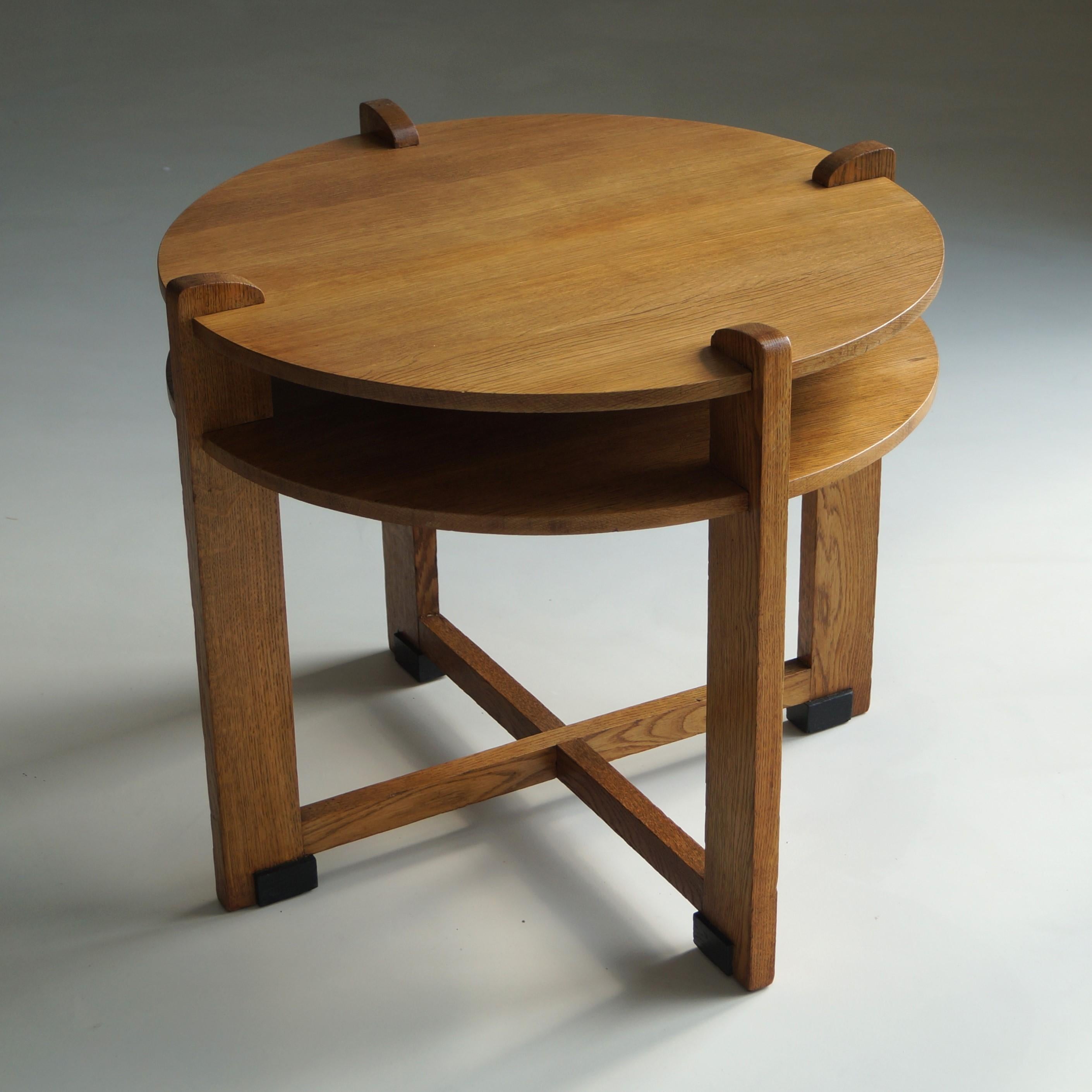 Dutch Art Deco Haagse School coffee table by Jan den Drijver for ''De ...