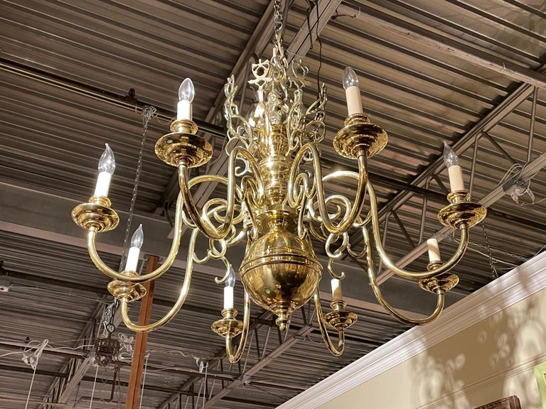 Dutch Baroque Style Chandelier For Sale at 1stDibs