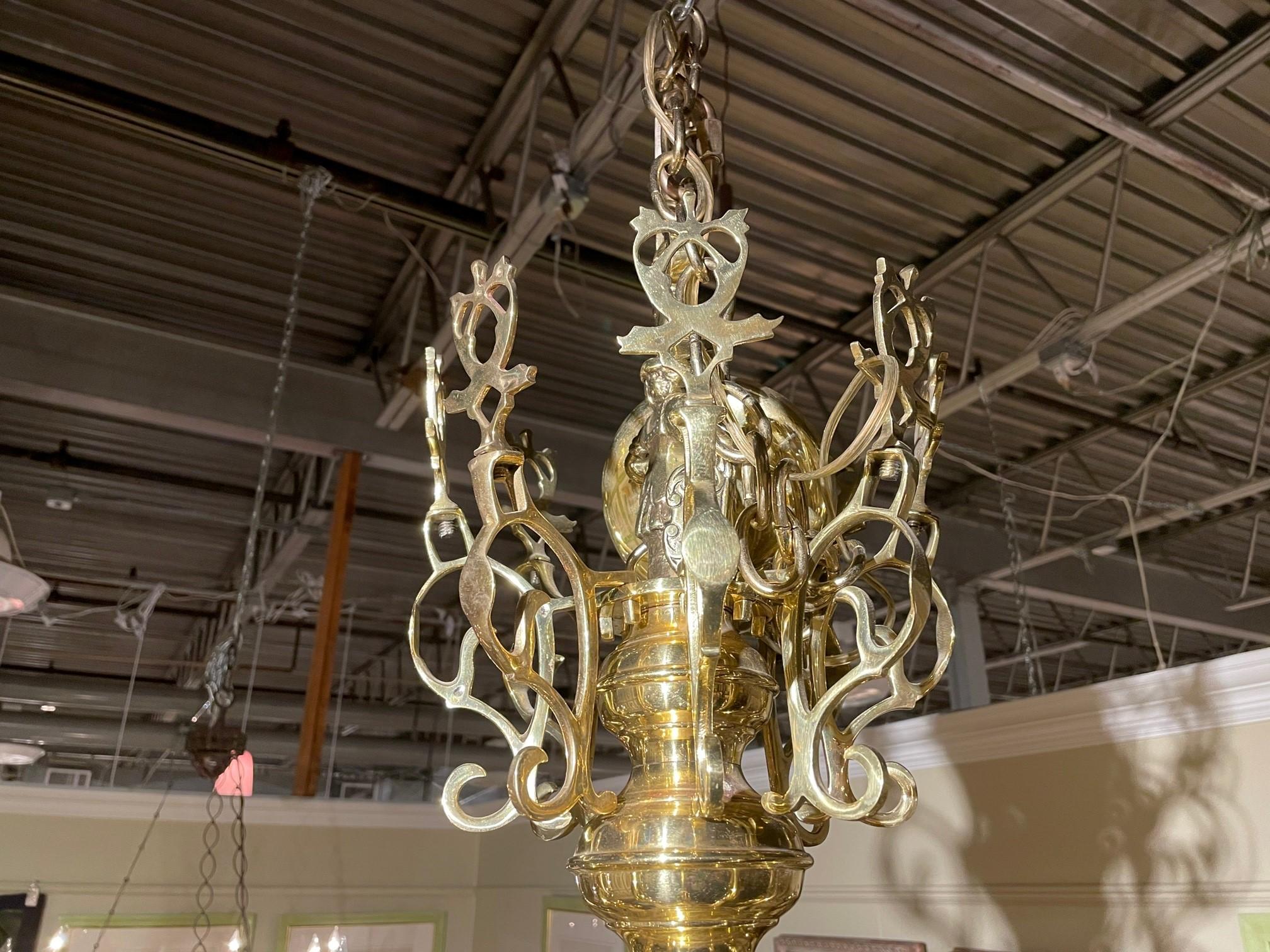 Dutch Baroque Style Chandelier For Sale at 1stDibs
