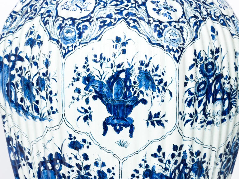 Dutch Delft Painted Vase at 1stDibs
