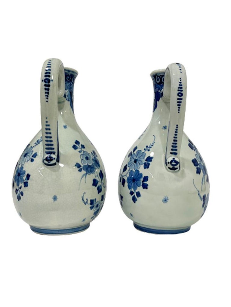 Dutch Delft Porceleyne Fles Jugs, 1899-1903 For Sale at 1stDibs