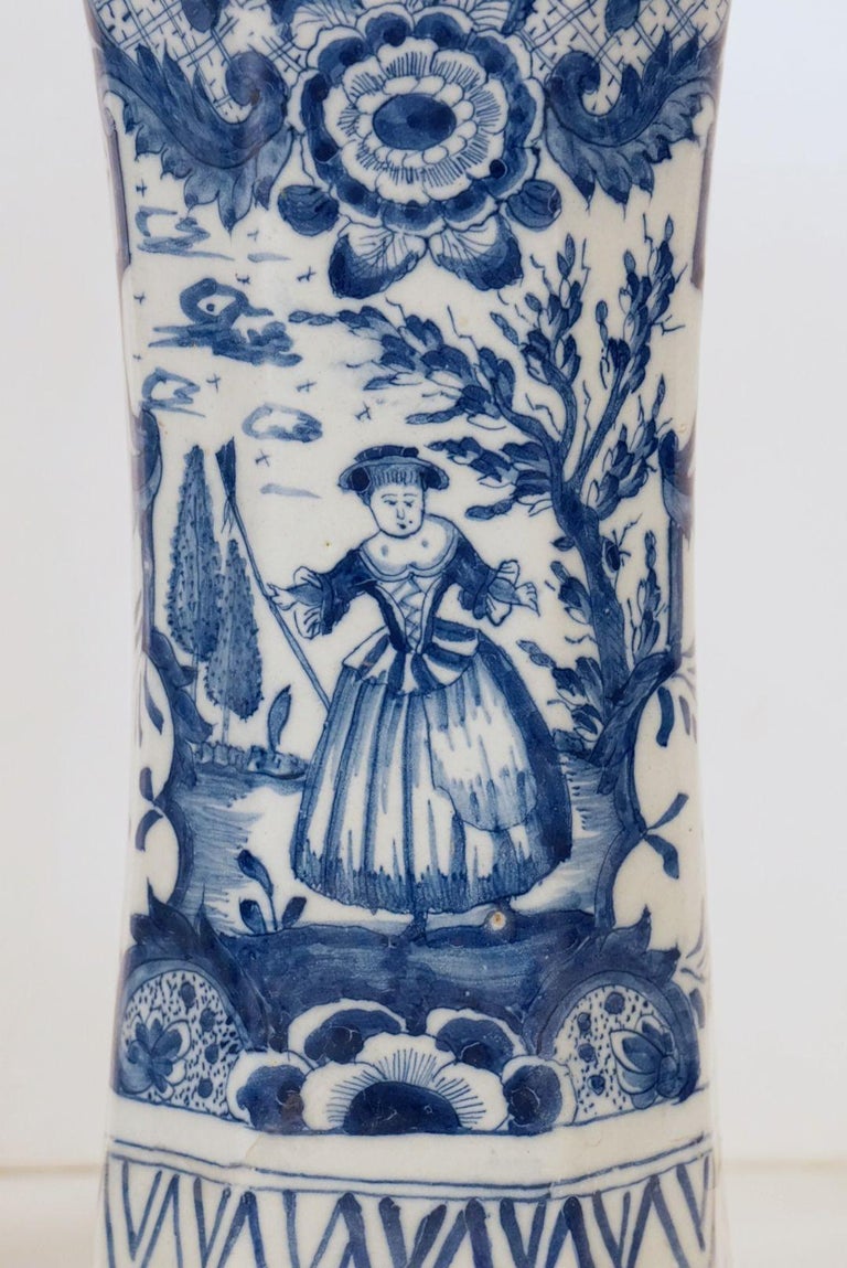 Dutch Delft Vases by Jan Jansz, Van Der Kloot from the 19th Century For ...