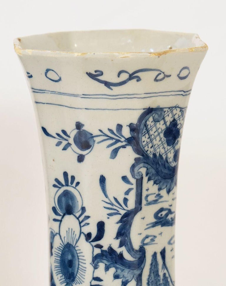 Dutch Delft Vases by Jan Jansz, Van Der Kloot from the 19th Century For ...