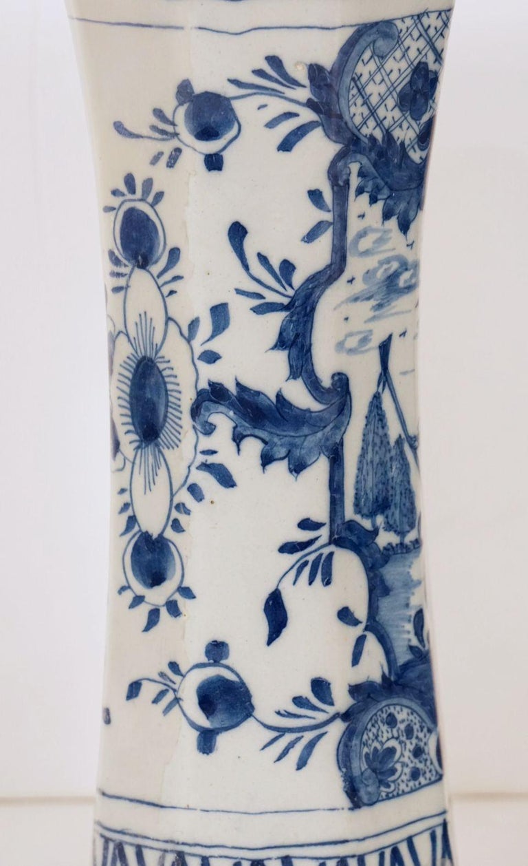 Dutch Delft Vases by Jan Jansz, Van Der Kloot from the 19th Century For ...