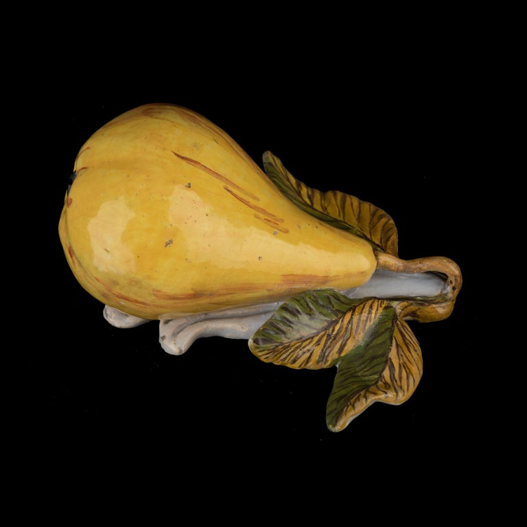 Dutch Delftware Pear, Delft 1750 -1780 For Sale at 1stDibs