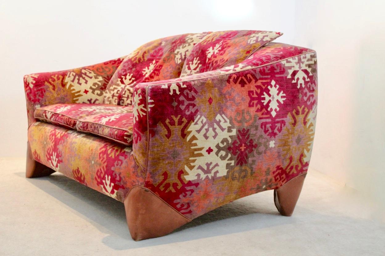 Dutch Design 2-Seat Sofa with Graphical Print, 1980s For Sale at ...