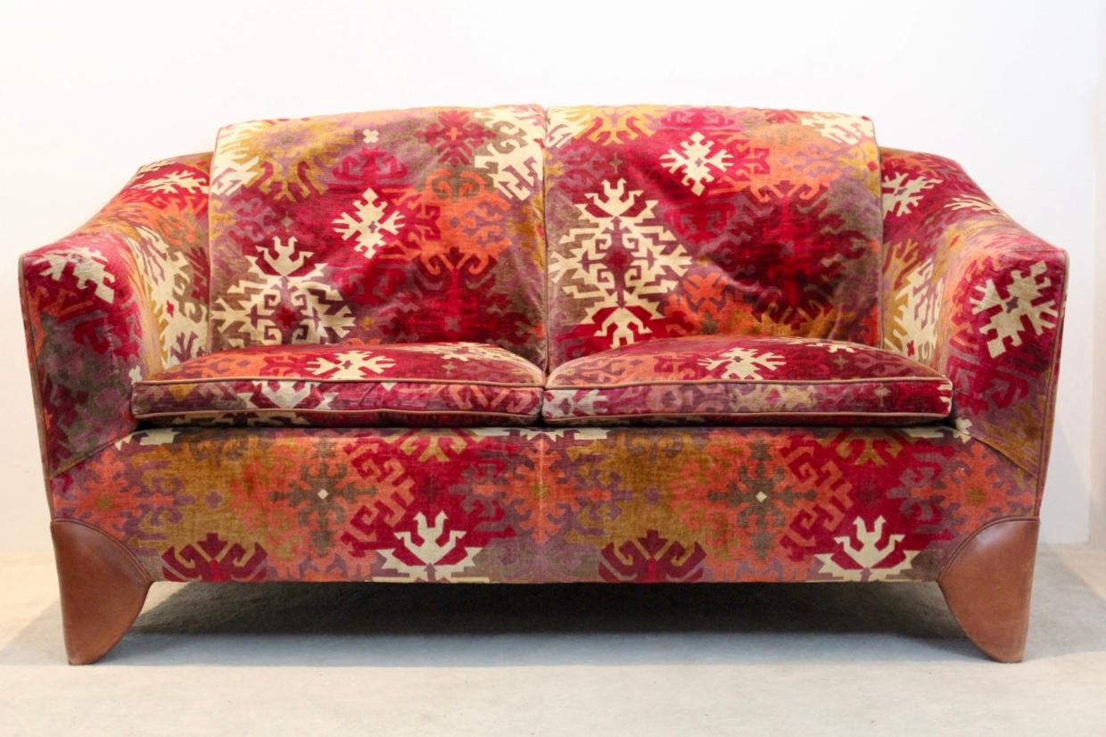Dutch Design 2-Seat Sofa with Graphical Print, 1980s For Sale at ...