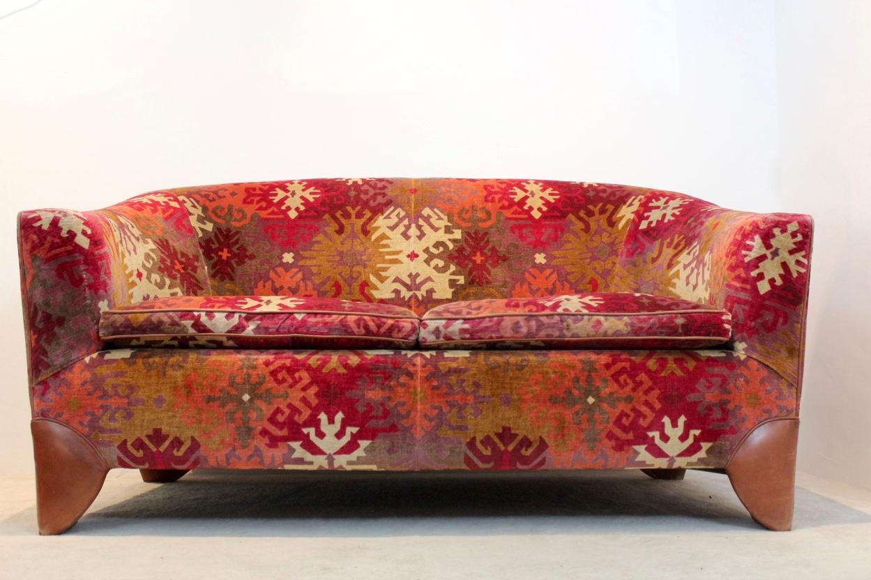 Dutch Design 2-Seat Sofa with Graphical Print, 1980s For Sale at ...