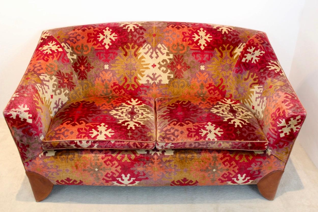 Dutch Design 2-Seat Sofa with Graphical Print, 1980s For Sale at ...