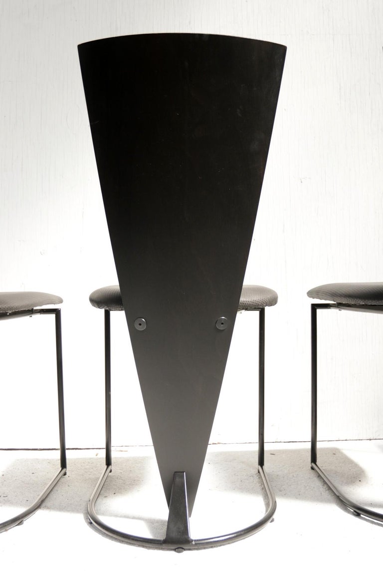 Dutch Design Harvink Zino Memphis Style Chairs Black at 1stDibs | zino ...