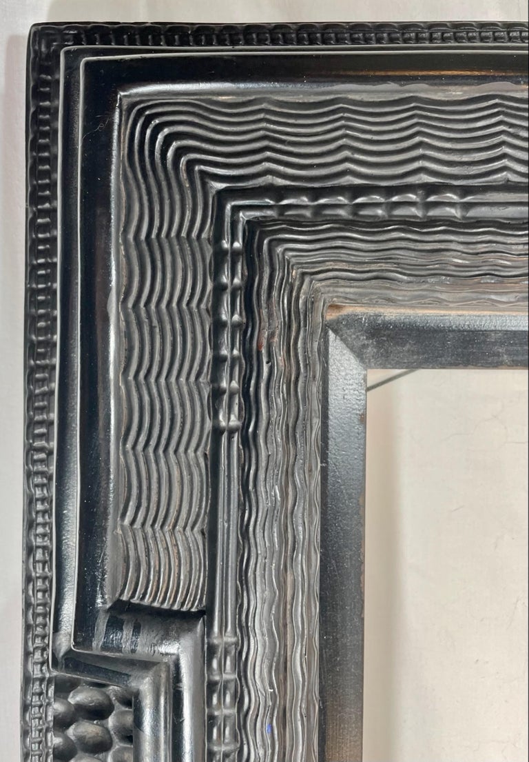 Dutch Ebonized Ripple Molded Picture Frame Early 20th Century at ...